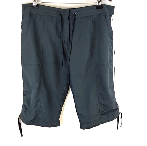 Danskin Now | Pants & Jumpsuits | Danskin Now Capri Gray With White ...